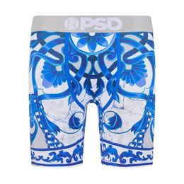 PSD Boxershorts Herren Gr&ouml;&szlig;e XL blau / hellgrau / wei&szlig;
