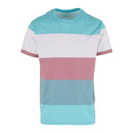 Just Rhyse T-Shirt 'Seaside' Herren Gr&ouml;&szlig;e M blau / hellblau / mauve / wei&szlig;