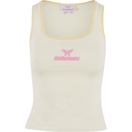 Felicious Top Damen Gr&ouml;&szlig;e XL elfenbein / gelb / pink
