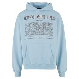 2y Studios Sweatshirt 'Homini' Herren Gr&ouml;&szlig;e S hellblau / braun
