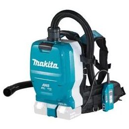 Makita DVC265ZXU Akku-Rucksackstaubsauger 2x18 V Solo