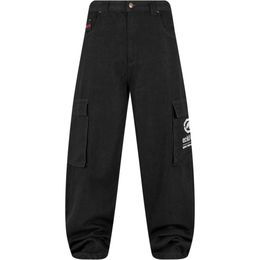 Ecko Unltd. Ecko Unlimited Cargohose Herren Gr&ouml;&szlig;e 30 navy / wei&szlig;