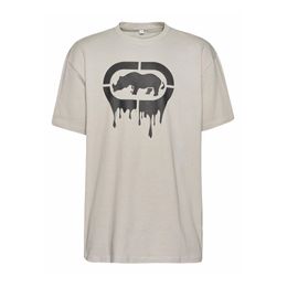 Ecko Unlimited T-Shirt Herren Gr&ouml;&szlig;e L grau / schwarz