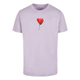 Merchcode Shirt 'Banksy - Love Hurts' Herren Gr&ouml;&szlig;e M goldgelb / lavendel / rot / schwarz