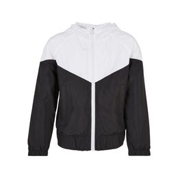 Urban Classics Jacke 'Arrow' M&auml;dchen Gr&ouml;&szlig;e 134/140 schwarz / wei&szlig;