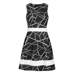 Cloud5ive Kleid Damen Gr&ouml;&szlig;e 44 schwarz / wei&szlig; Sommerkleid