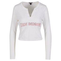 True Religion Shirt Damen Gr&ouml;&szlig;e XS rosa / silber / wei&szlig;
