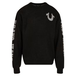 True Religion Pullover Herren Gr&ouml;&szlig;e L grau / schwarz