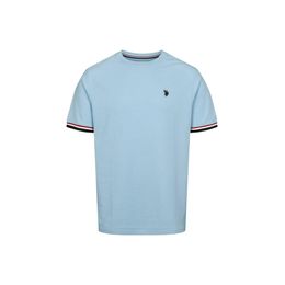U.S. Polo Assn. T-Shirt 'UMNils' Herren Gr&ouml;&szlig;e L hellblau