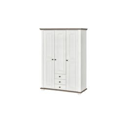 Höffner Kleiderschrank Melissa ¦ weiß ¦ Maße (cm): B: 130,6 H: 185,7 T: 55.8 » Höffner