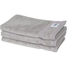 Sch&ouml;ner Wohnen Kollektion SCH&Ouml;NER WOHNEN Kollektion G&auml;stehandtuch 3er-Set &brvbar; grau &brvbar; Ma&szlig;e (cm): B: 30 H: 0,5 &raquo; H&ouml;ffner