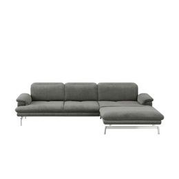 JOOP! Ecksofa Velours Studio 8153 grau Maße (cm): B: 295 H: 102 T: 197.0 » Höffner