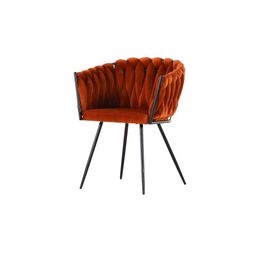 H&ouml;ffner Polsterstuhl Weave &brvbar; braun &brvbar; Ma&szlig;e (cm): B: 60 H: 78 T: 55.0 &raquo; H&ouml;ffner