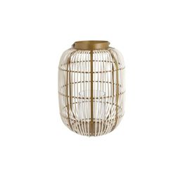 Jette Home Rattanlaterne &brvbar; holzfarben &brvbar; Rattan,Eisen,Glas &brvbar; Ma&szlig;e (cm): H: 46 &Oslash;: 33 &raquo; H&ouml;ffner