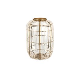 Jette Home Rattanlaterne &brvbar; holzfarben &brvbar; Rattan,Eisen,Glas &brvbar; Ma&szlig;e (cm): H: 61 &Oslash;: 44 &raquo; H&ouml;ffner