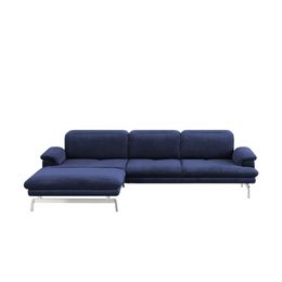 JOOP! Ecksofa Velours Studio 8153 blau Maße (cm): B: 295 H: 82 T: 197.0 » Höffner