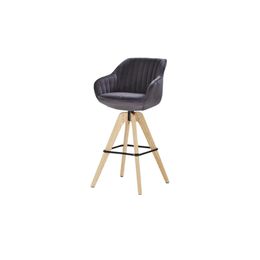 H&ouml;ffner Barstuhl Relax &brvbar; grau &brvbar; Ma&szlig;e (cm): B: 55 H: 106 T: 56.0 &raquo; H&ouml;ffner