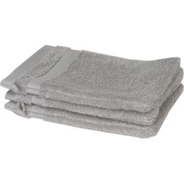 Sch&ouml;ner Wohnen Kollektion SCH&Ouml;NER WOHNEN Kollektion Waschhandschuh 3er-Set &brvbar; grau &brvbar; Ma&szlig;e (cm): B: 16 H: 0,5 &raquo; H&ouml;ffner