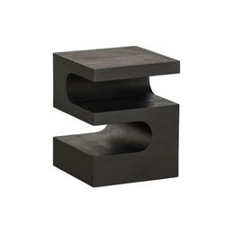 Woood Beistelltisch &brvbar; schwarz &brvbar; Ma&szlig;e (cm): B: 40 H: 50 &raquo; H&ouml;ffner