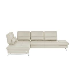 JOOP! Ecksofa Leder Loft 8108 creme Maße (cm): B: 299 H: 86 T: 250.0 » Höffner