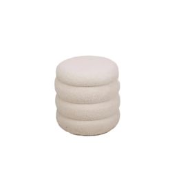 H&ouml;ffner Pouf wei&szlig; Ma&szlig;e (cm): B: 40 H: 41 &raquo; H&ouml;ffner
