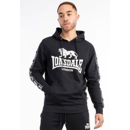 Lonsdale Sweatshirt 'Scousburgh' Herren Gr&ouml;&szlig;e XXXL schwarz / wei&szlig;