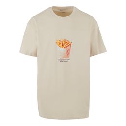 MT Upscale T-Shirt 'Small Fries' Herren Gr&ouml;&szlig;e XS sand / gelb / orange / schwarz