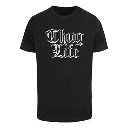 Mister Tee T-Shirt 'Thug Life' Herren Gr&ouml;&szlig;e XS schwarz / wei&szlig;