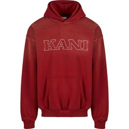 Karl Kani Sweatshirt Herren Gr&ouml;&szlig;e M dunkelrot / wei&szlig;