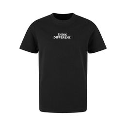 Mister Tee T-Shirt 'Think Different' Jungen Gr&ouml;&szlig;e 110/116 schwarz / wei&szlig;