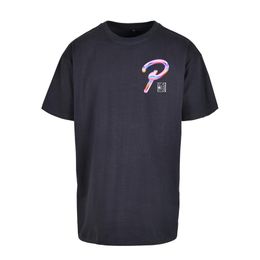 MT Upscale T-Shirt 'Prisma' Herren Gr&ouml;&szlig;e XXL nachtblau / hellblau / rosa / wei&szlig;