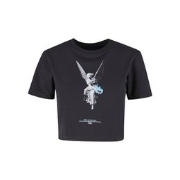 PEQUS T-Shirt 'Fallen Angle' Damen Gr&ouml;&szlig;e XXL himmelblau / hellgrau / schwarz