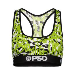 PSD Sport-BH Damen Gr&ouml;&szlig;e XL limette / schwarz / wei&szlig;