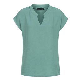 Cloud5ive Bluse Damen Gr&ouml;&szlig;e L cyanblau
