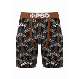 PSD Boxershorts Herren Gr&ouml;&szlig;e M braun / grau / schwarz / wei&szlig;