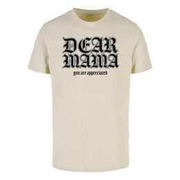 Mister Tee T-Shirt 'Dear Mama' Herren Gr&ouml;&szlig;e XXL sand / schwarz