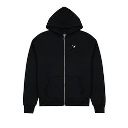 DISTORTED PEOPLE Sweatjacke 'Classic' Herren Gr&ouml;&szlig;e M schwarz / wei&szlig;
