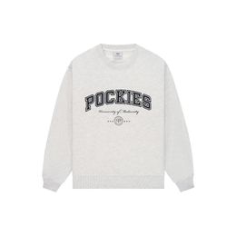 Pockies Sweatshirt Herren Gr&ouml;&szlig;e XXL hellgrau / schwarz
