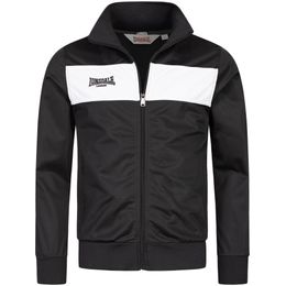 Lonsdale Sweatjacke 'Alnwick' Herren Gr&ouml;&szlig;e XXS schwarz / wei&szlig;