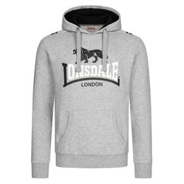 Lonsdale Sweatshirt 'Ullapool' Herren Gr&ouml;&szlig;e S graumeliert / schwarz / wei&szlig;
