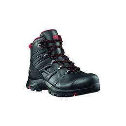 HAIX Sicherheitsstiefel BLACK EAGLE 54, MID, S3, schwarz-rot, Gr. 13,5 (49) (610023.13.5)
