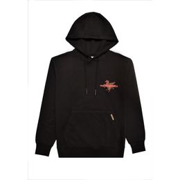 Pas De Monaco Sweatshirt 'La Pegaus' Herren Gr&ouml;&szlig;e L orange / schwarz