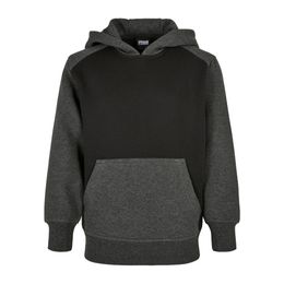 Urban Classics Sweatshirt Jungen Gr&ouml;&szlig;e 122/128 graumeliert / schwarz