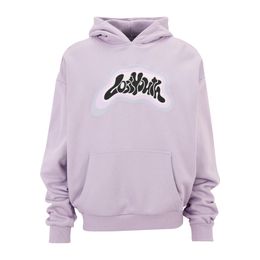 Lost Youth Sweatshirt 'Sunny' Herren Gr&ouml;&szlig;e L flieder / pastelllila / helllila / schwarz