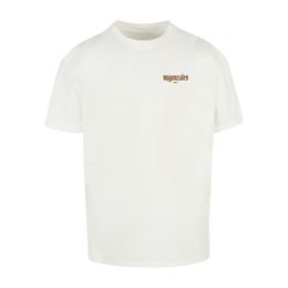 Mj Gonzales T-Shirt 'Sacred Aura x' Herren Gr&ouml;&szlig;e S ecru / cognac / schwarz