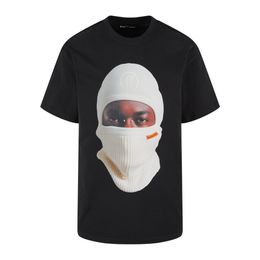 Forgotten Faces T-Shirt 'White Balaklava' Herren Gr&ouml;&szlig;e M hellgrau / orange / schwarz / naturwei&szlig;