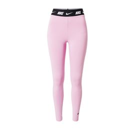 Nike Sportswear Leggings 'Club' Damen Gr&ouml;&szlig;e L orchidee / schwarz / wei&szlig;
