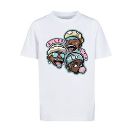 Mister Tee T-Shirt 'Forever' Jungen Gr&ouml;&szlig;e 110/116 t&uuml;rkis / braun / rosa / wei&szlig;
