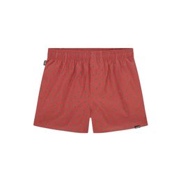 Pockies Boxershort Herren Gr&ouml;&szlig;e L grau / orangerot