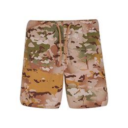 Brandit Badeshorts Herren Gr&ouml;&szlig;e XXL hellbraun / dunkelbraun / gr&uuml;n